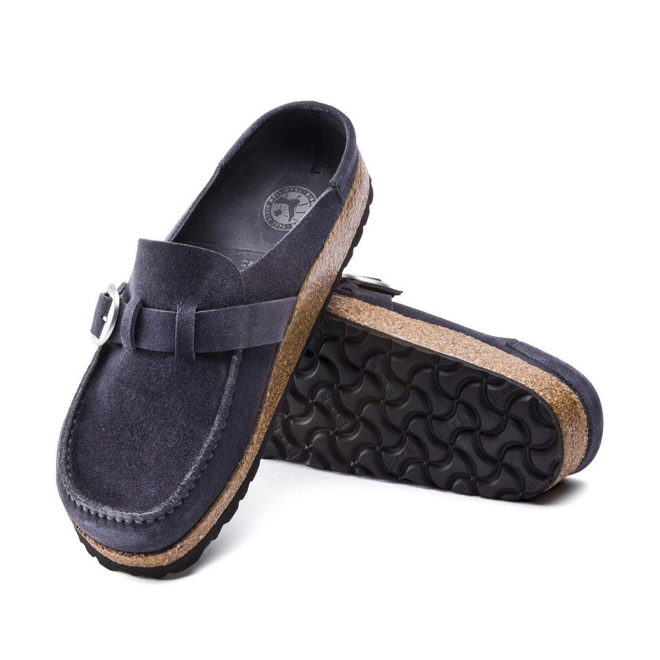 Birkenstock Buckley in Navy L8 M6 (39) Narrow Fit (MSRP $155) | eBay