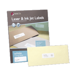 Maco Ml-0100 Return Address Label - 8.5" Width X 11" Length 100 / Box ...
