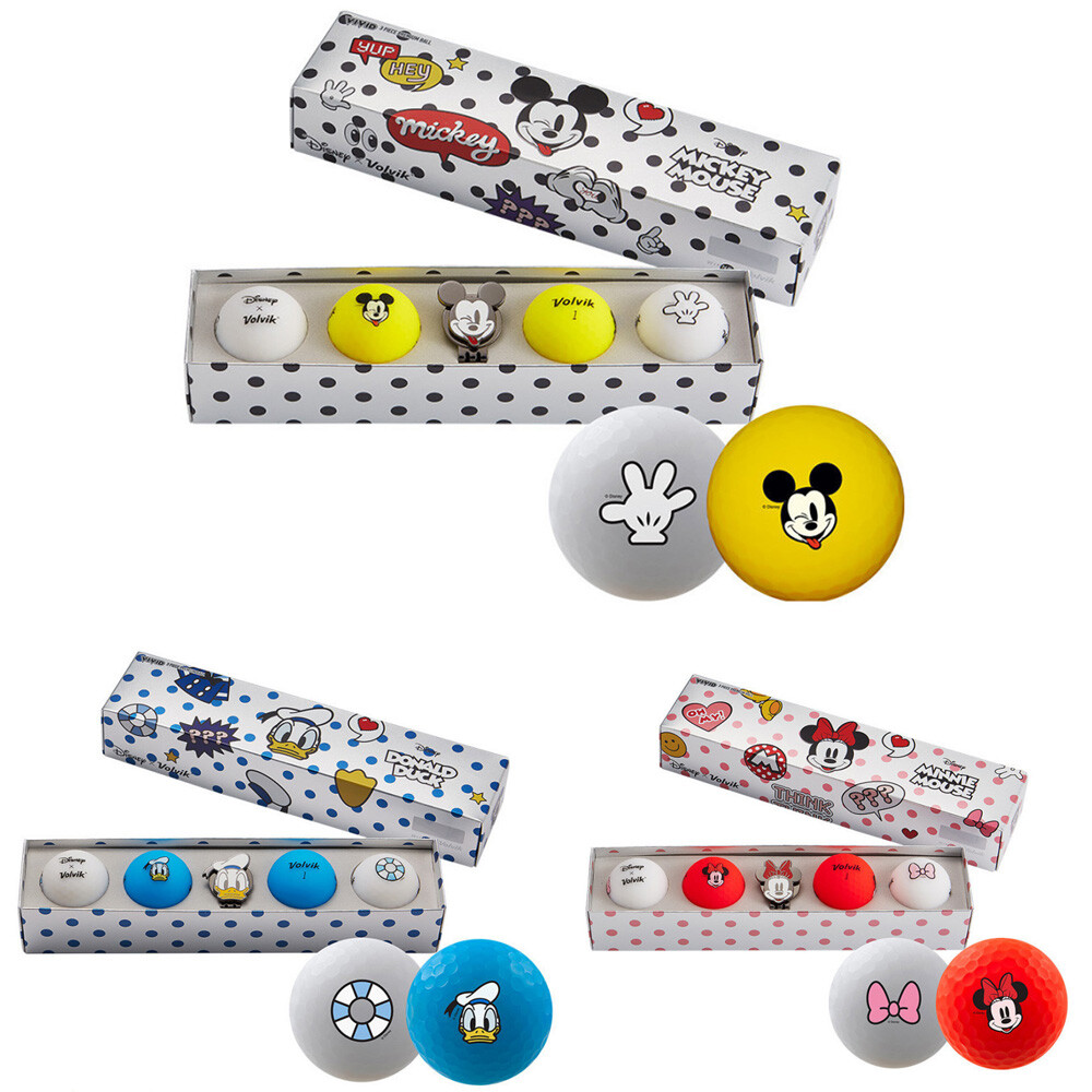 Volvik Vivid Disney Character Golf Ball Gift Set | eBay