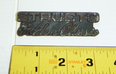 Vintage Structo Golden Classic Barbecue Grill Logo Badge - Emblem | eBay