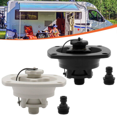 Mains Water Inlet With Pressure Regulator Filler Entry For Caravan RV ...