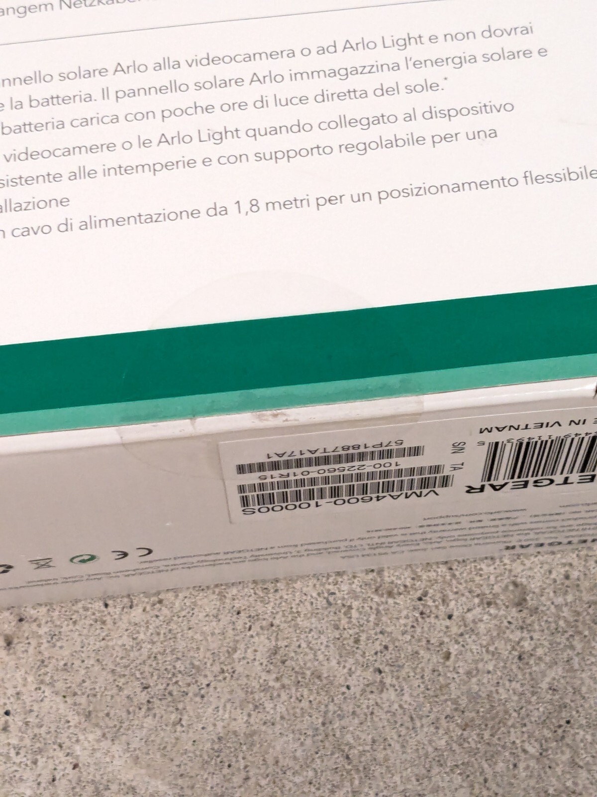 Arlo VMA4600 Solar Panel - Black for sale online | eBay