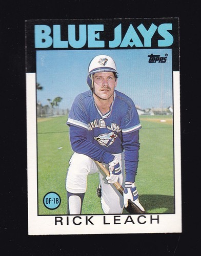 1986 Topps Traded Rick Leach #63T Toronto Blue Jays | eBay