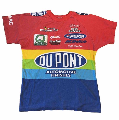 Vintage 1997 NASCAR Jeff Gordon Dupont T-Shirt Chase Racewear Men Large ...