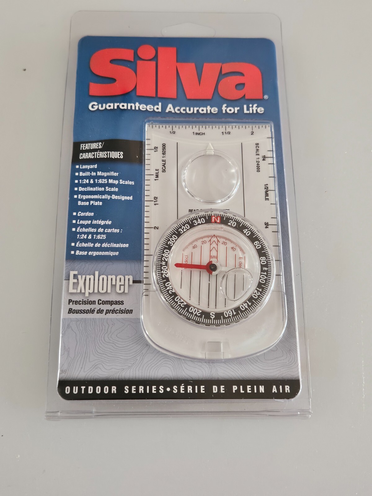 SILVA Explorer Waterproof 360 Degree Camping Compass Made in Indonesia ...