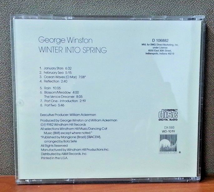 George Winston : Winter Into Spring CD LIKE NEW DB 2285 19341101925| eBay