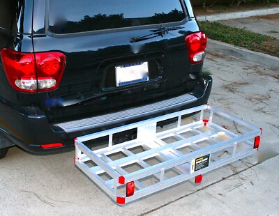 Trailer Hitch Van car Mount Aluminum Cargo Carrier Rack For Hauling ...
