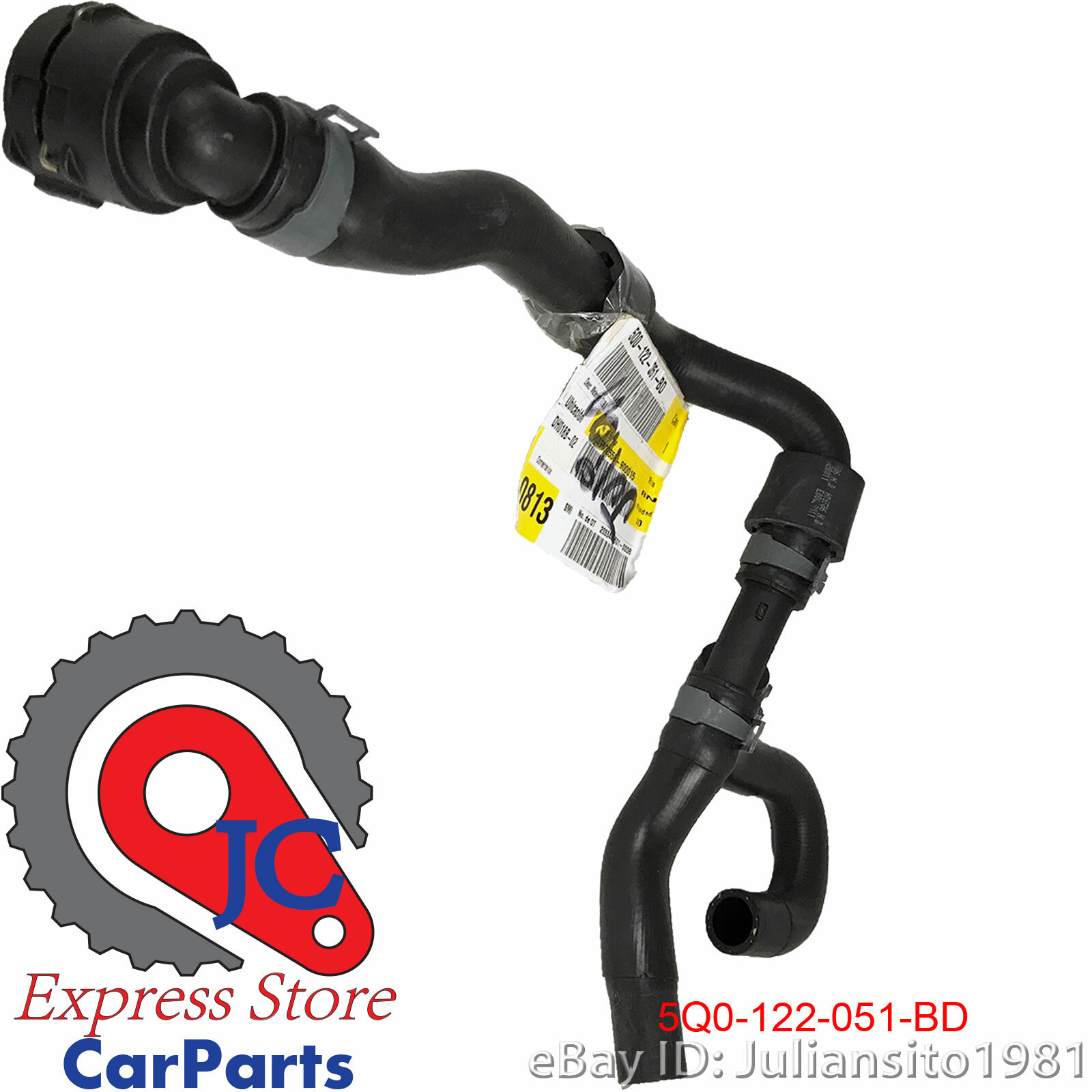 5Q0122051BD VOLKSWAGEN GENUINE OEM JETTA LOWER WATER HOSE QUICK ...