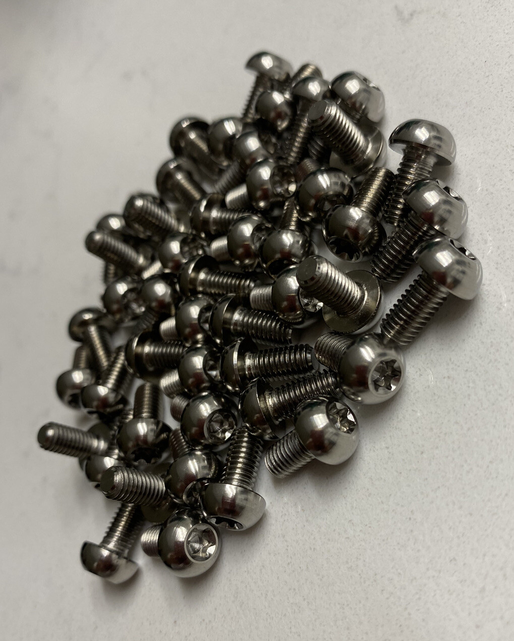 Brand New Titanium Ti Disc Brake Rotor Bolts M5x10mm 12 Pieces 6AL4V ...