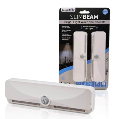Sensor Brite Slim Beam Wireless Motion Activated LED Strip Night Light ...