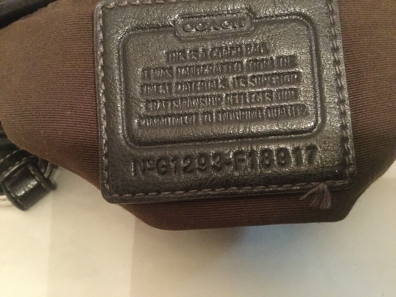 Authentic Coach 18917 Peyton Signature Logo Heritage … - Gem