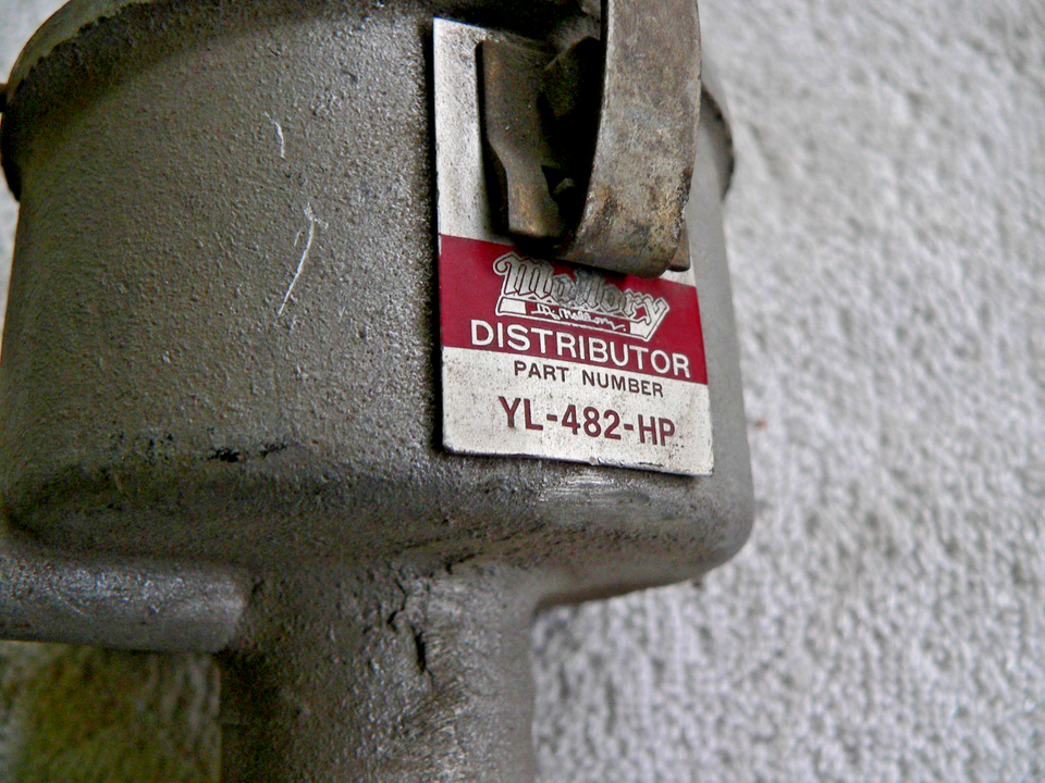 VINTAGE Mallory Chevy Dual Point Distributor YL-482-HP RACING | eBay