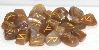 AzureGreen RRMOO Moonstone Rune Set | eBay