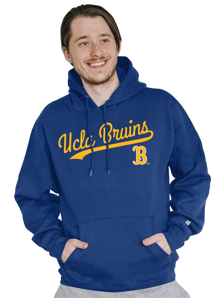 UCLA Bruins Blue 84 Men's Team Color Cursive Hoodie - Large | eBay