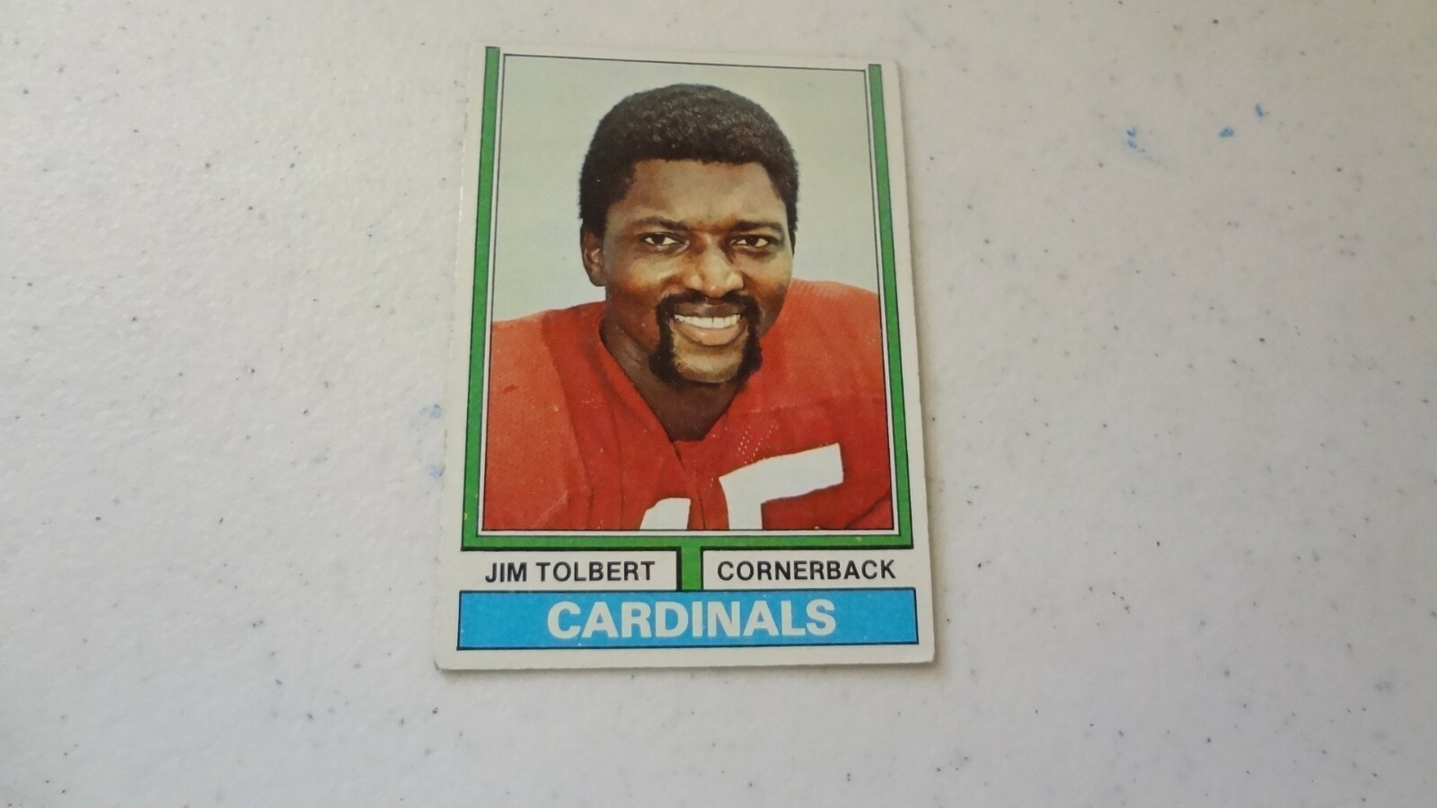 1974 TOPPS # 344 JIM TOLBERT (MARK ON BACK) FOOTBALL CARD | eBay