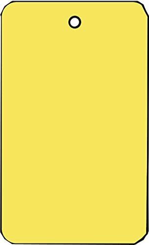 SMALL Garment Tag, 1-7/8" x 1-1/4", BLANK, NO STRINGS, YELLOW - BOX OF ...