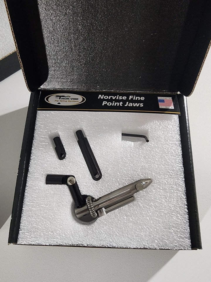 Nor-Vise Legacy C Stainless Steel Fly Tying Vise With Extra Jaws And ...