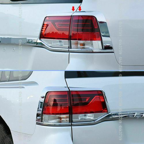 ABS Rear Tail Light Lamp Molding Trim Cover For Toyota Land Cruiser ...