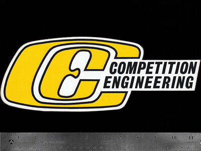 COMPETITION ENGINEERING - Original Vintage 1980’s Racing Decal/Sticker ...