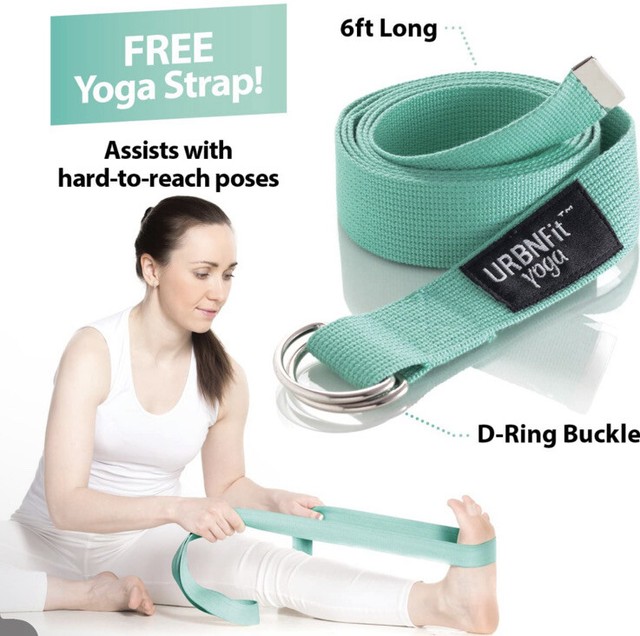 Yoga Wheel Combo Kit -12" Roller Designed for Dharma Pose Stretching ...