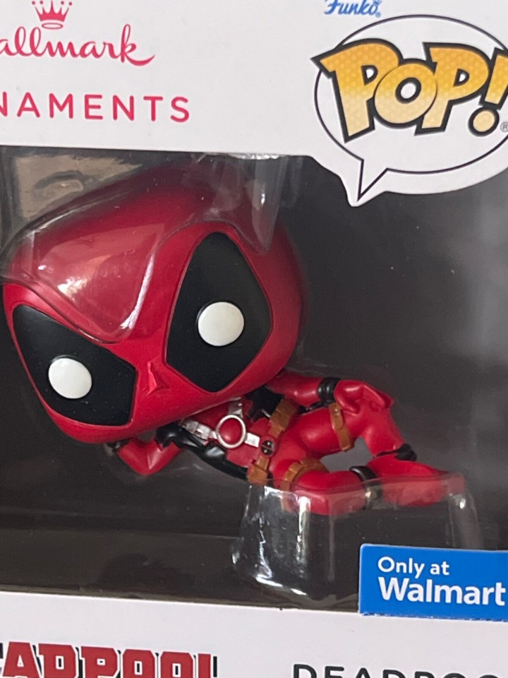Hallmark Marvel Deadpool Laying Down Funko POP WALMART EXCLUSIVE NEW in ...