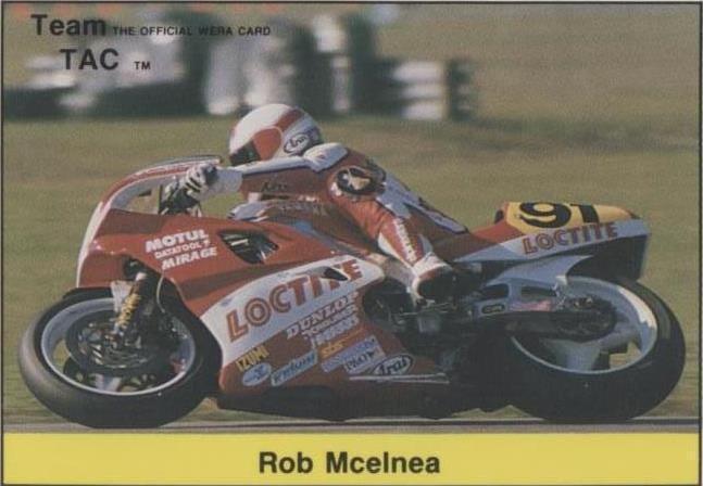 1991 Team TAC WERA First Edition - Rob McElnea #50 for sale online | eBay