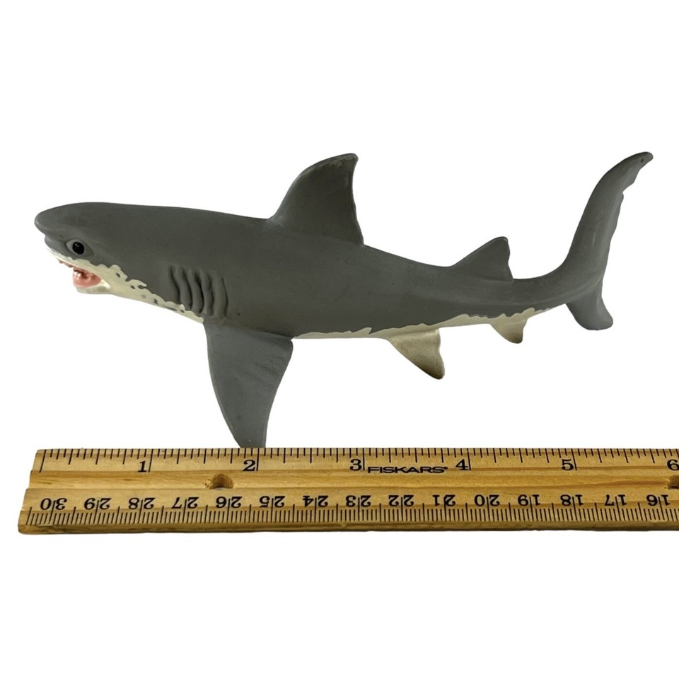 Vintage 1996 Safari Ltd Great White Shark Marine Animal Figure Detailed ...