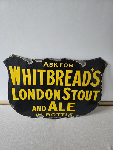 Whitbread's London Stout, Vintage Enamelled Sign, c1920s Double Sided ...