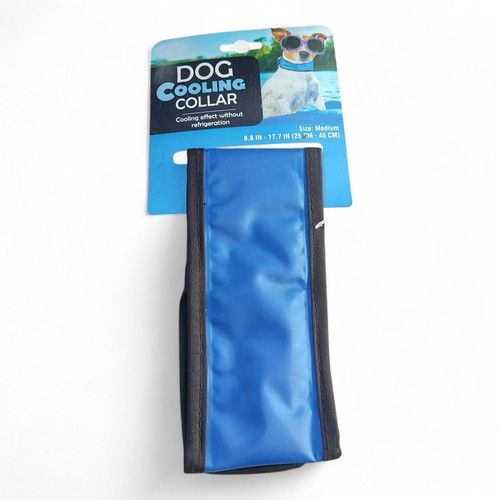 New Evriholder Dog Cooling Collar Medium Blue Heat Relief for Summer ...