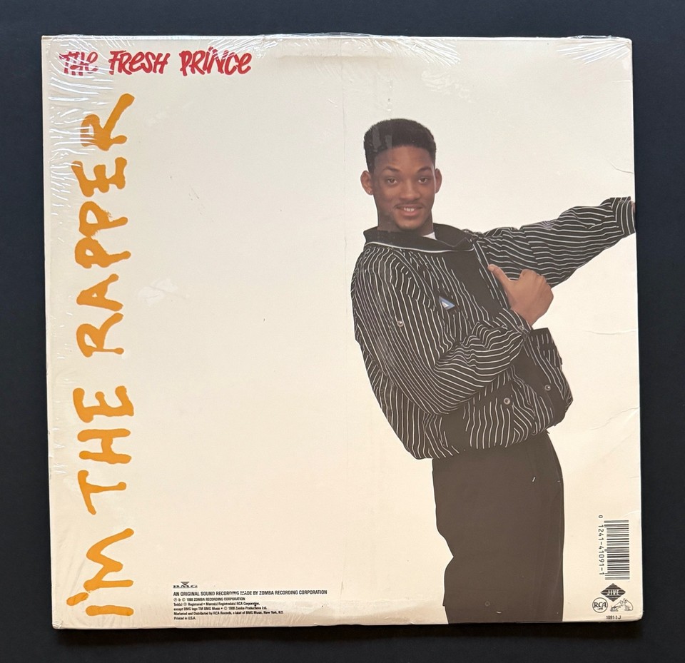 DJ JAZZY JEFF & THE FRESH PRINCE He's DJ I'm the Rapper Vinyl Record ...