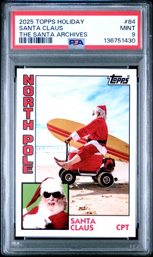 2025 TOPPS HOLIDAY THE SANTA ARCHIVES #84 SANTA CLAUS PSA 9 | eBay