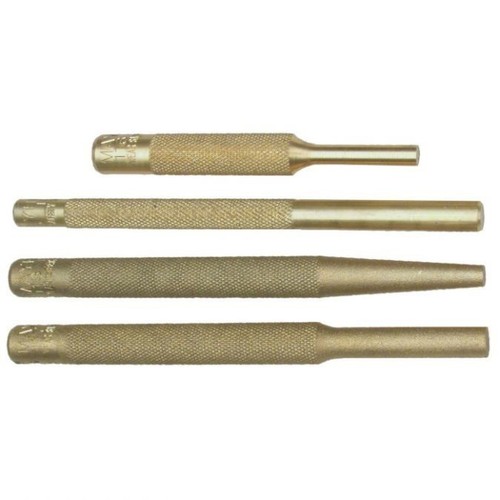 Home & Garden Mayhew Pro 4 Piece Brass Punch Set Tools & Workshop Equipment