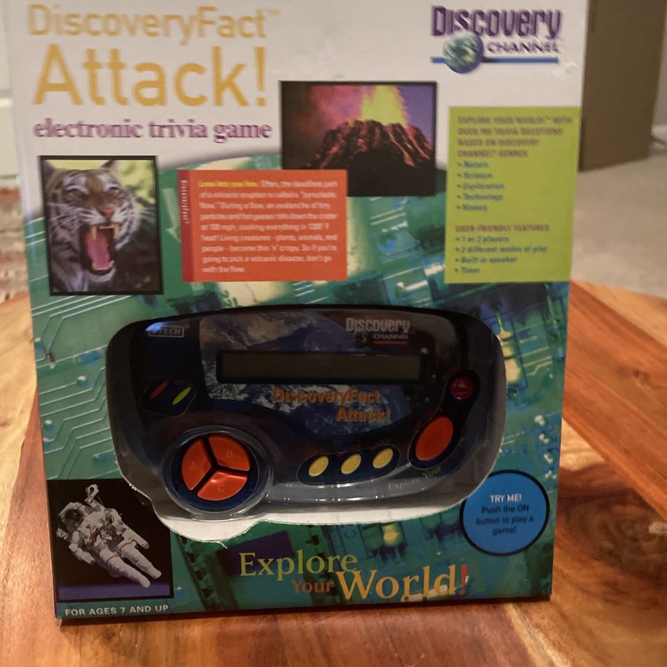 NOS Discovery Channel VTech Discovery Fact Attack Handheld Electronic ...