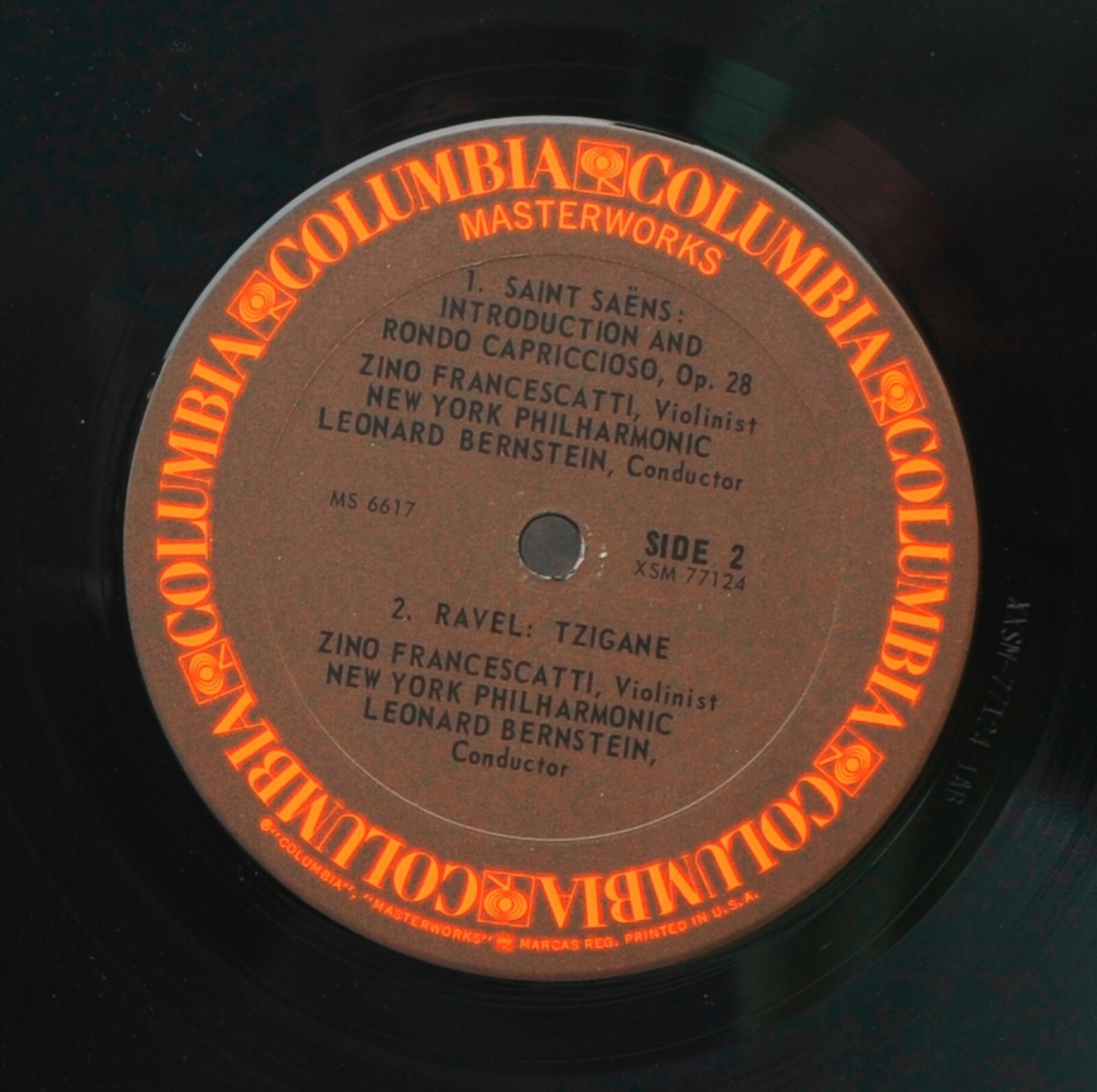 Zino Francescatti Chausson, Saint-Saens, Ravel Bernstein Columbia ...