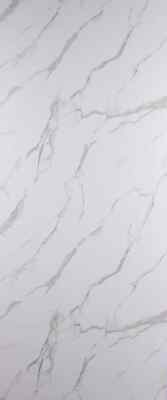 1m x 2.4m White Marble Matt Shower Panel Wall Cladding PVC 1000mm | eBay UK