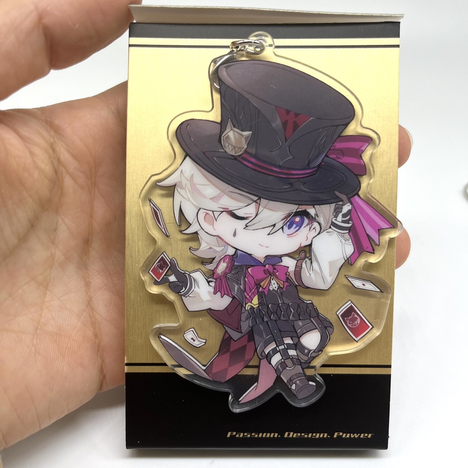 Genshin Impact Neuvillette Lynette Lyney Keychain Keyring Acrylic Stand ...
