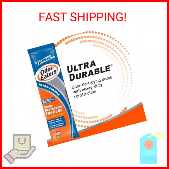 Odor-Eaters Ultra-Durable Insoles, 1 Pair – Shoe Odor & Foot Odor ...
