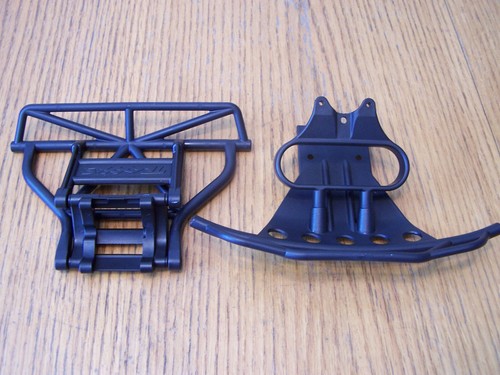 Fit 1/10 Traxxas 2wd VXL Slash Front Rear Bumpers w/ 272R Rear Wheelie ...