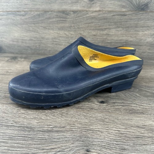 L.L. Bean Women's Rubber Waterproof Nylon Shank Slip on Shoes - Size 9 ...