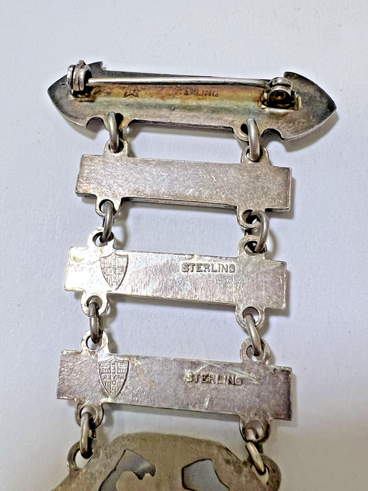 WW2 U.S. MARINE CORPS BASIC MARKSMAN BADGE Rifle, Bayonet, Hand Grenade ...