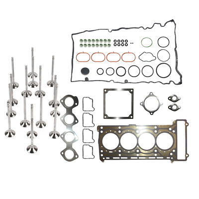 Cylinder Head Gasket + Valve Set for Mercedes C E-Class C200 C250 E250 ...
