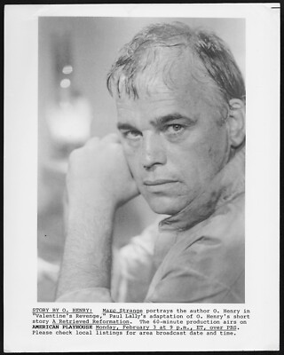 O Henry Marc Strange Original 1980s PBS TV Promo Photo American ...