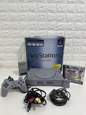 Sony PlayStation 1 Console SCPH-5552 PAL (Boxed) Ps1 & Breath Of Fire ...