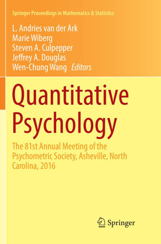 Quantitative Psychology: The 81st Annual Meeting of the Psychometric ...