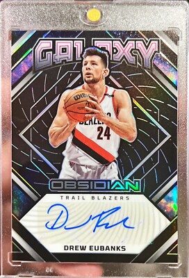 2022-23 Panini Obsidian Drew Eubanks Galaxy Rookie Auto Card RC /149 # ...