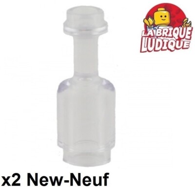 Lego 2x Minifig Utensil Bottle Transparent Clear 95228 New | eBay