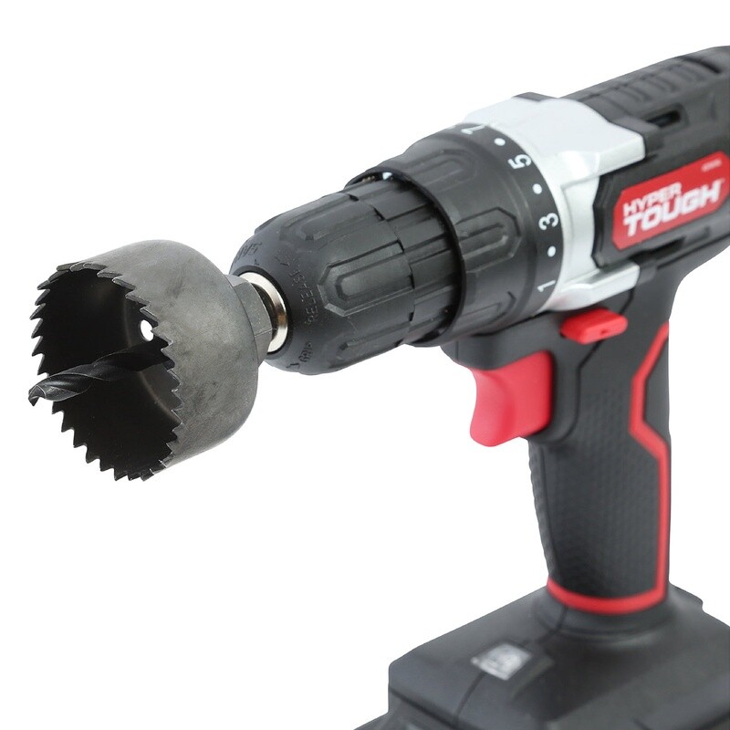 5pc Carbon Steel Hole Saw Set W/ Arbor Wood Plastic Drilling 1-1/4 To 2 ...