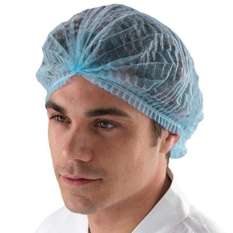 2000 x Disposable Hair Nets Mob Caps Head Beard Cover Mob Cap Hair Net ...