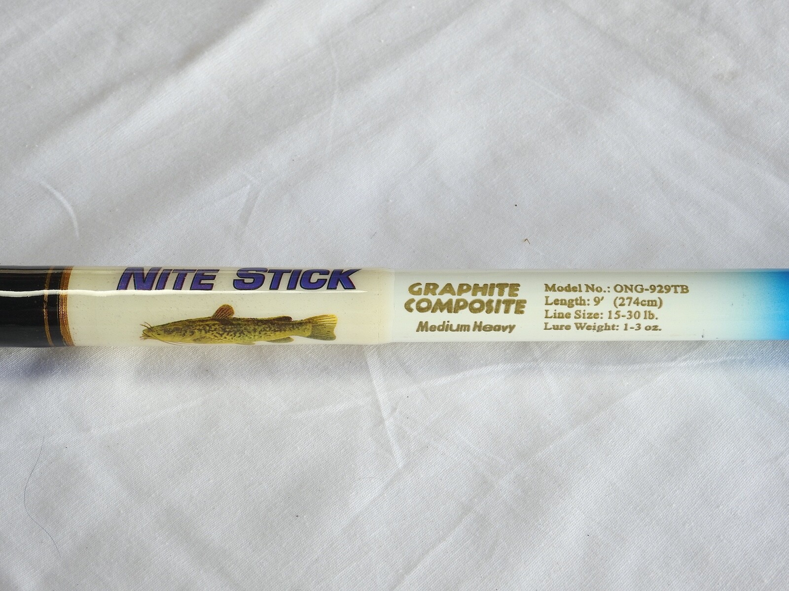 Nite Stick Catfish Casting Rod 9' 2PC Glow Tip | eBay
