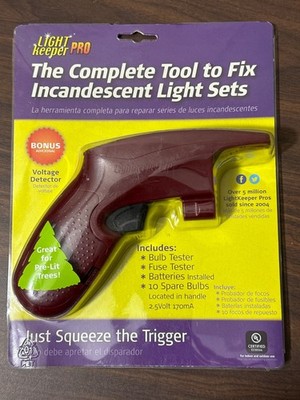 LightKeeper Pro Tool To Fix Incandescent Light Sets With Bulb Tester ...